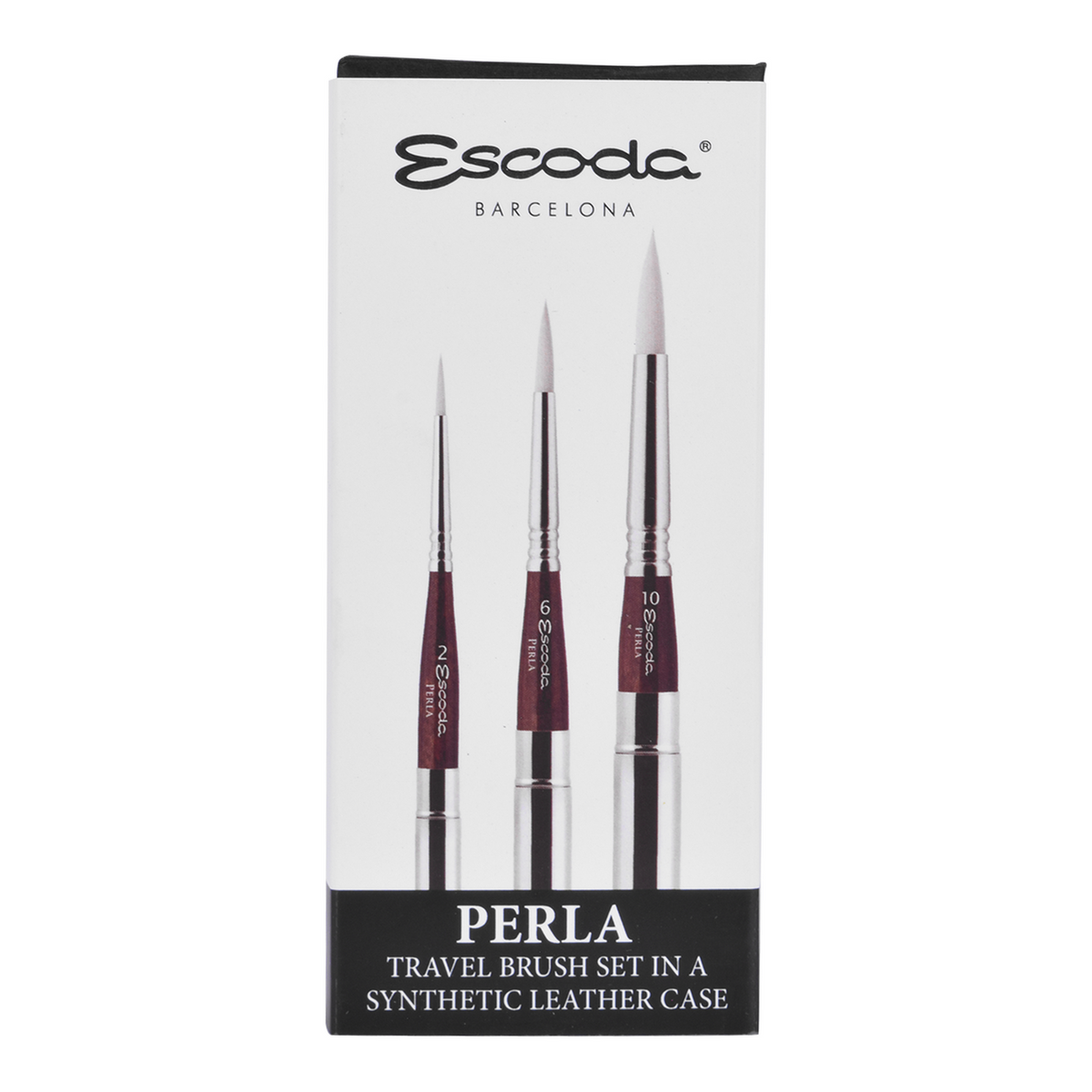 Set Con 3 Pinceles De Viaje Sinteticos Para Acuarela Escoda — DISTRIBUIDORA RODIN S.A. DE C.V